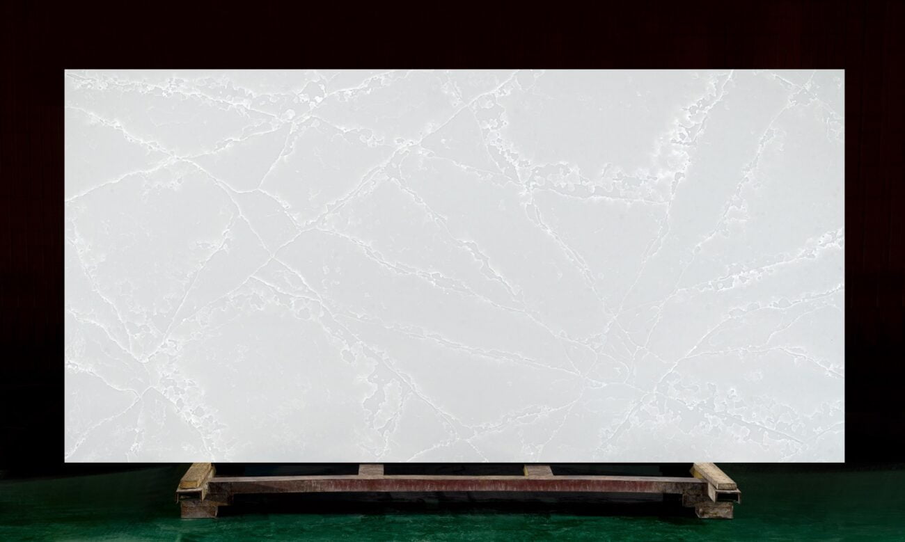 Arctic Vein Quartz-K9824 - KINGSQUARTZ®-Premium Artificial Quartz Stone ...