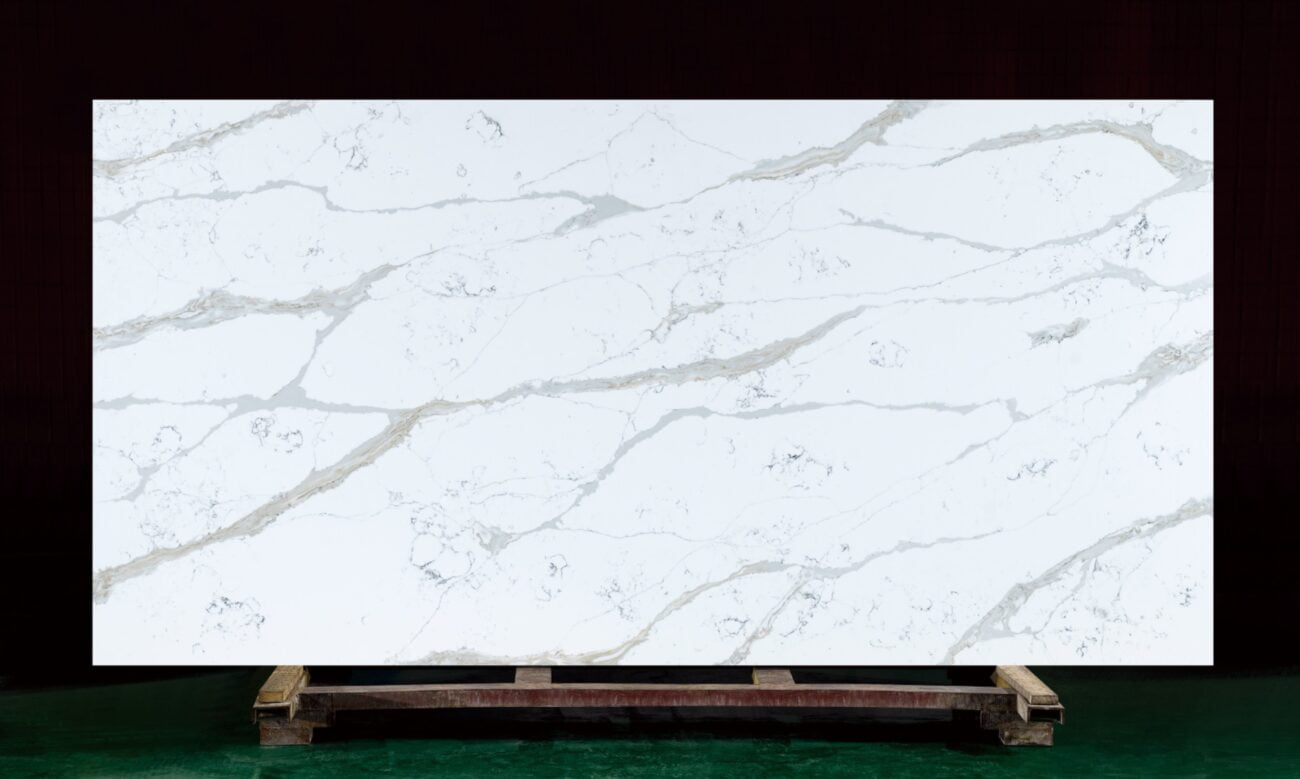 Golden Streak Ivory Quartz-K9817 - KINGSQUARTZ®-Premium Artificial ...